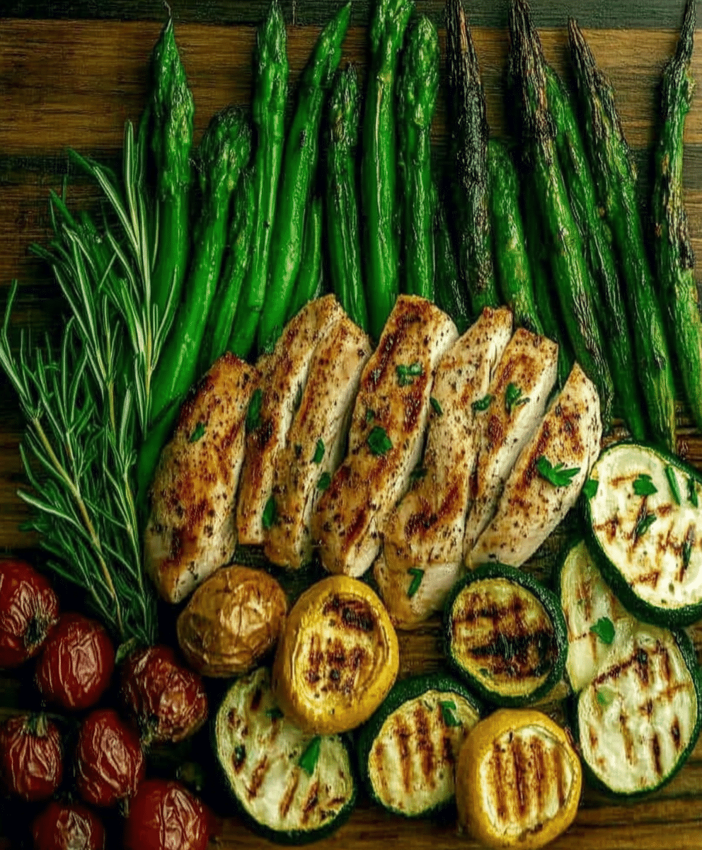 Juicy Grilled Chicken Platter Recipe for Summer BBQs