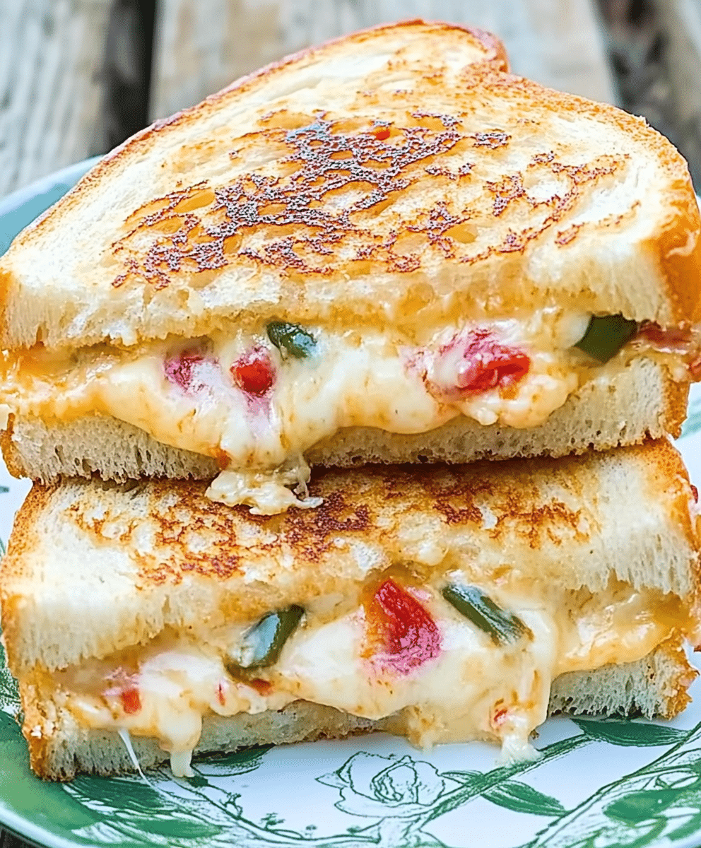 Torched Hatch Chile and Pimento Grilled Cheese: Ultimate Comfort with ...