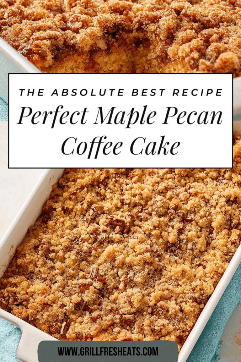 Maple Pecan Coffee Cake Recipe – Soft, Buttery, and Irresistibly Sweet